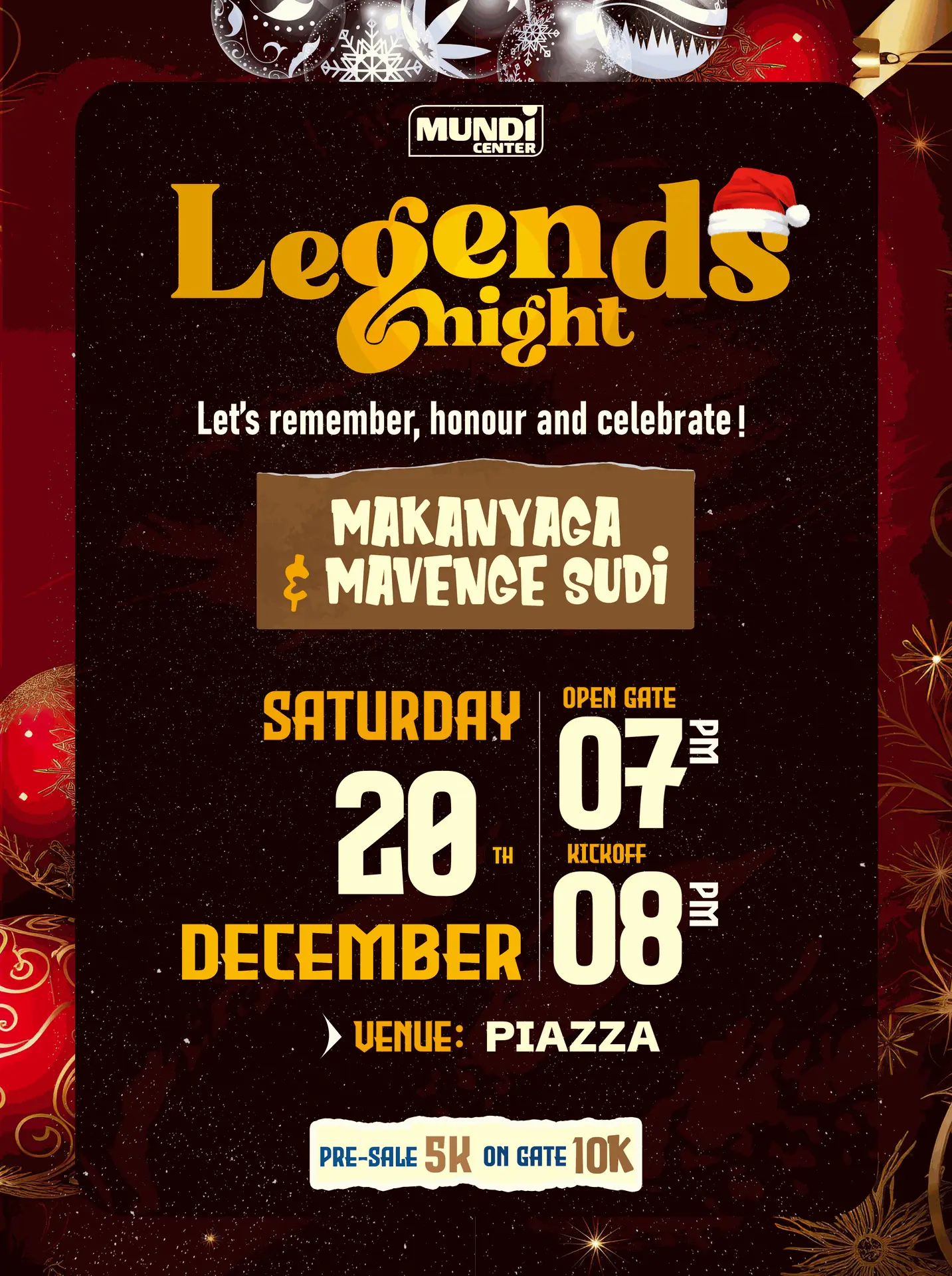 Legends Night | Event At Mundi Center
